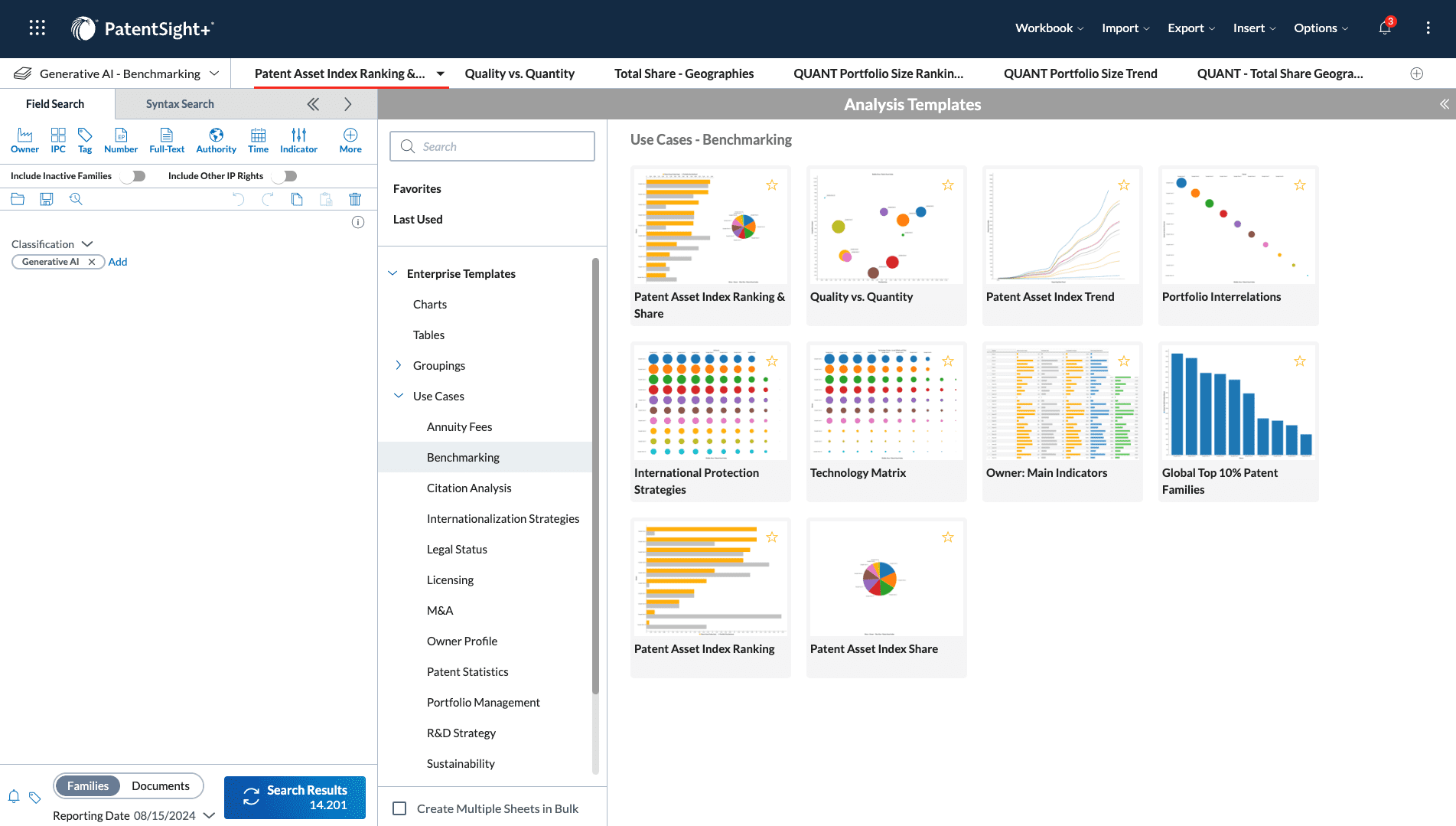 Benchmarking Competitors in Complex Technology Landscapes